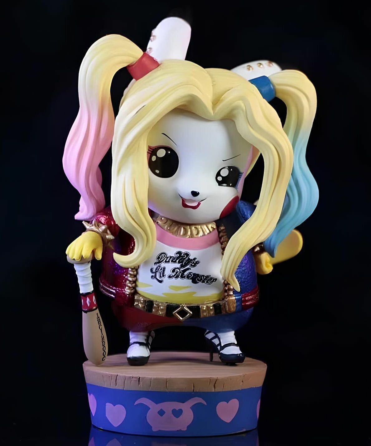 Фигурка Покемон Пикачу Харли Квинн / Pokemon Pikachu Cosplay Harley Quinn (12см, пакет)