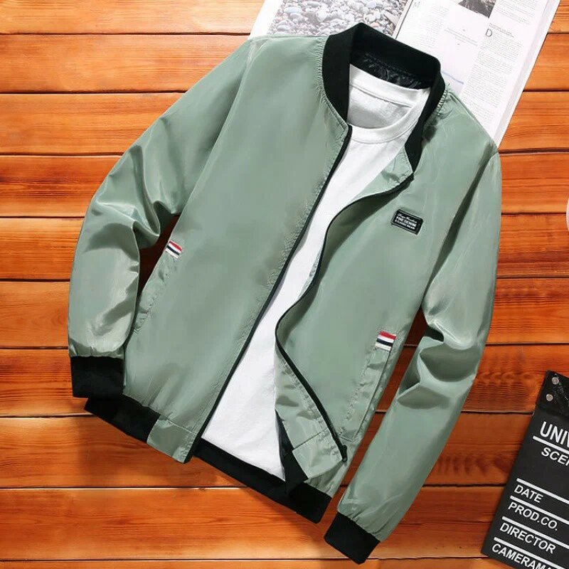 Мужская повседневная куртка для весны и осени - короткая рабочая повседневная куртка