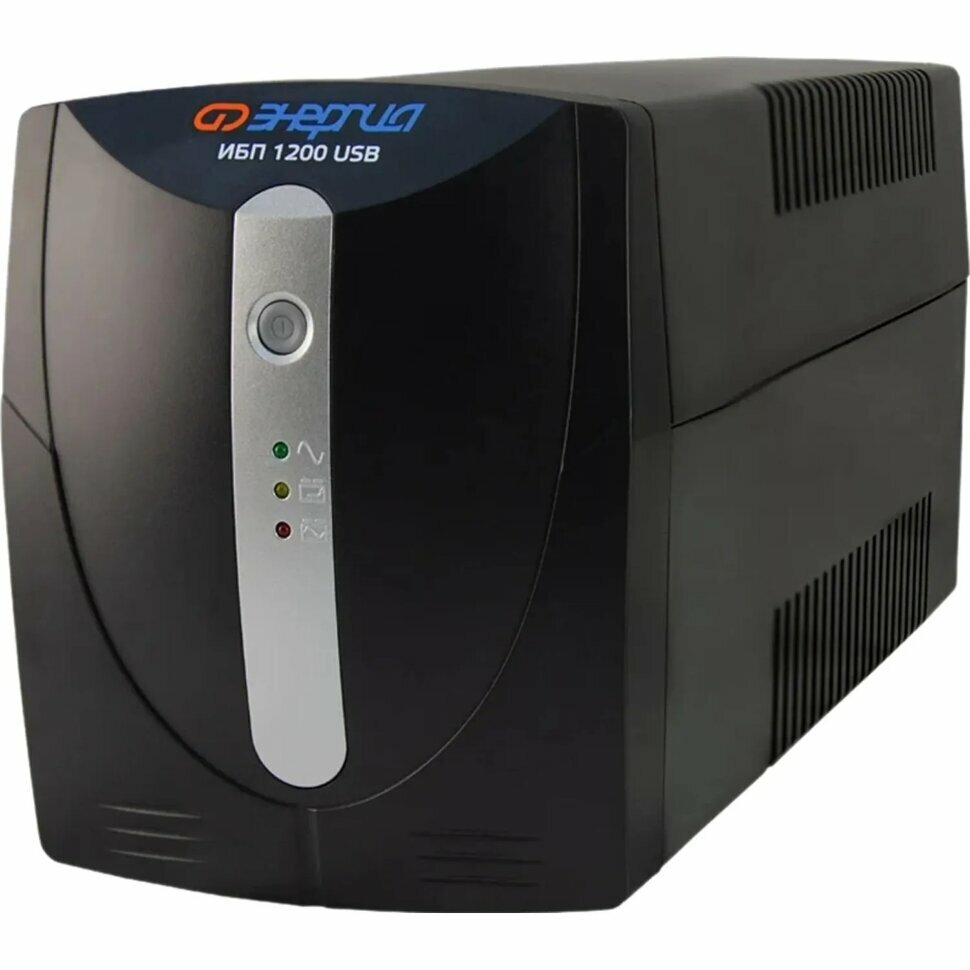 ИБП Энергия 1200 USB, лин.-инт, 1200ВА/720Вт, 3xEURO(Е0201-0051), 2427944