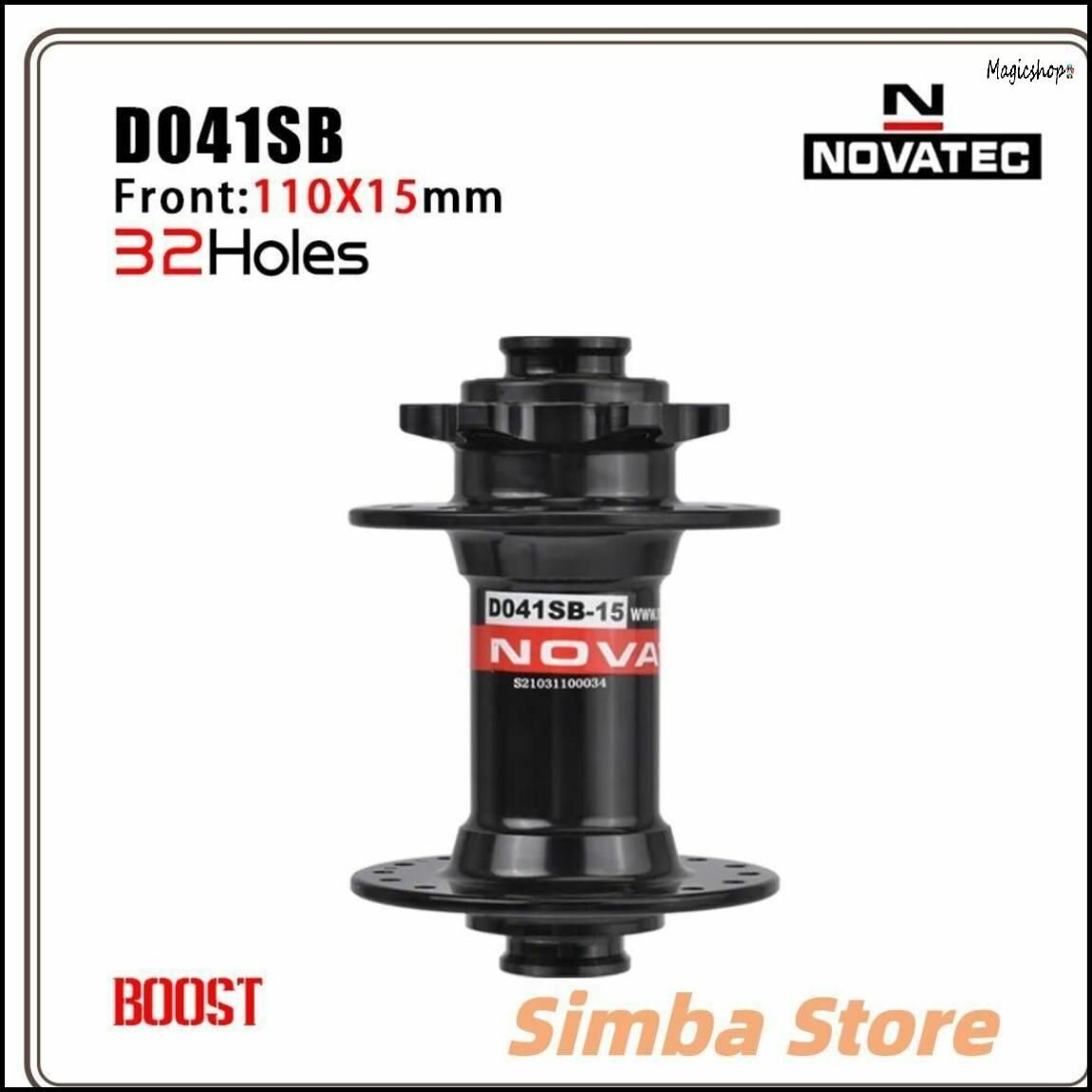 Передняя втулка 110x15 32 отверстия novatec D041SB Буст(boost)