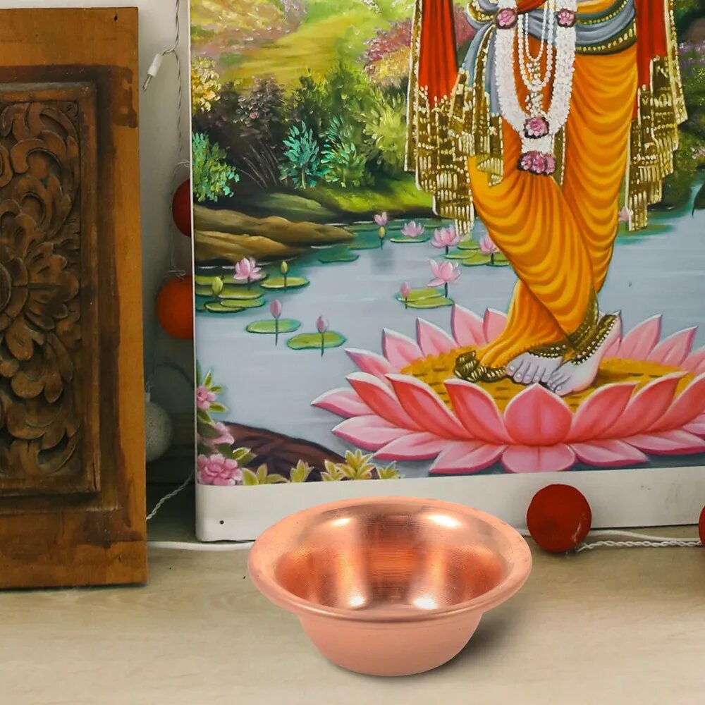 Миска красный, медь, 2 шт