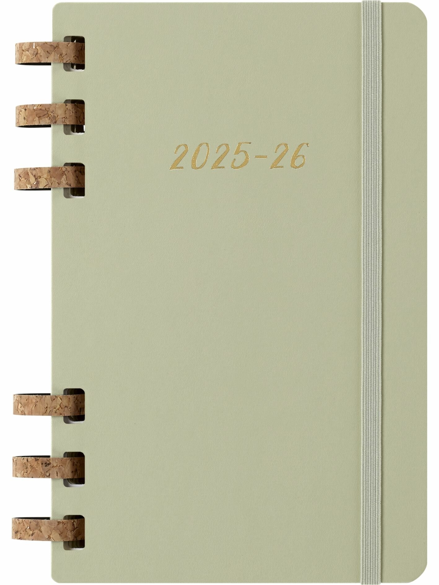 Еженедельник Moleskine ACADEMIC SPIRAL Large 150х210мм 200стр. твердая обложка, спираль пробковая, киви