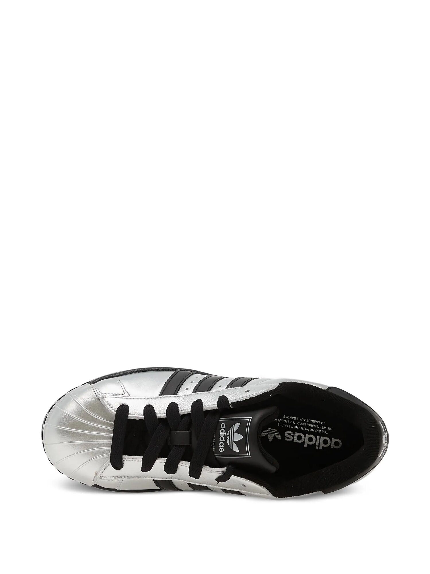 Кроссовки adidas Superstar II, размер 6.5 US, серебристый — фото 1