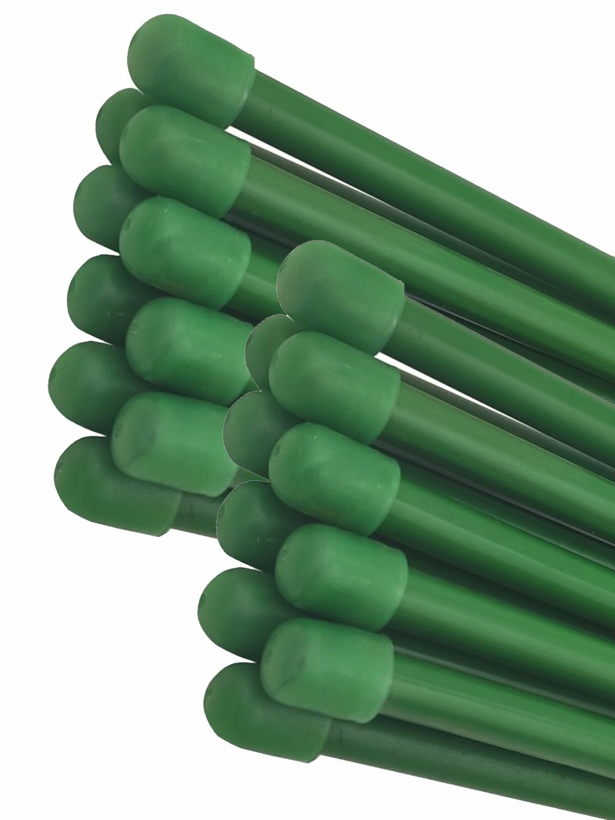 Набор садовых колышков 20 шт, высотой 1 метр, цвет оливковый. Изделия предназначены для поддержки высоких и гибких растений растений.