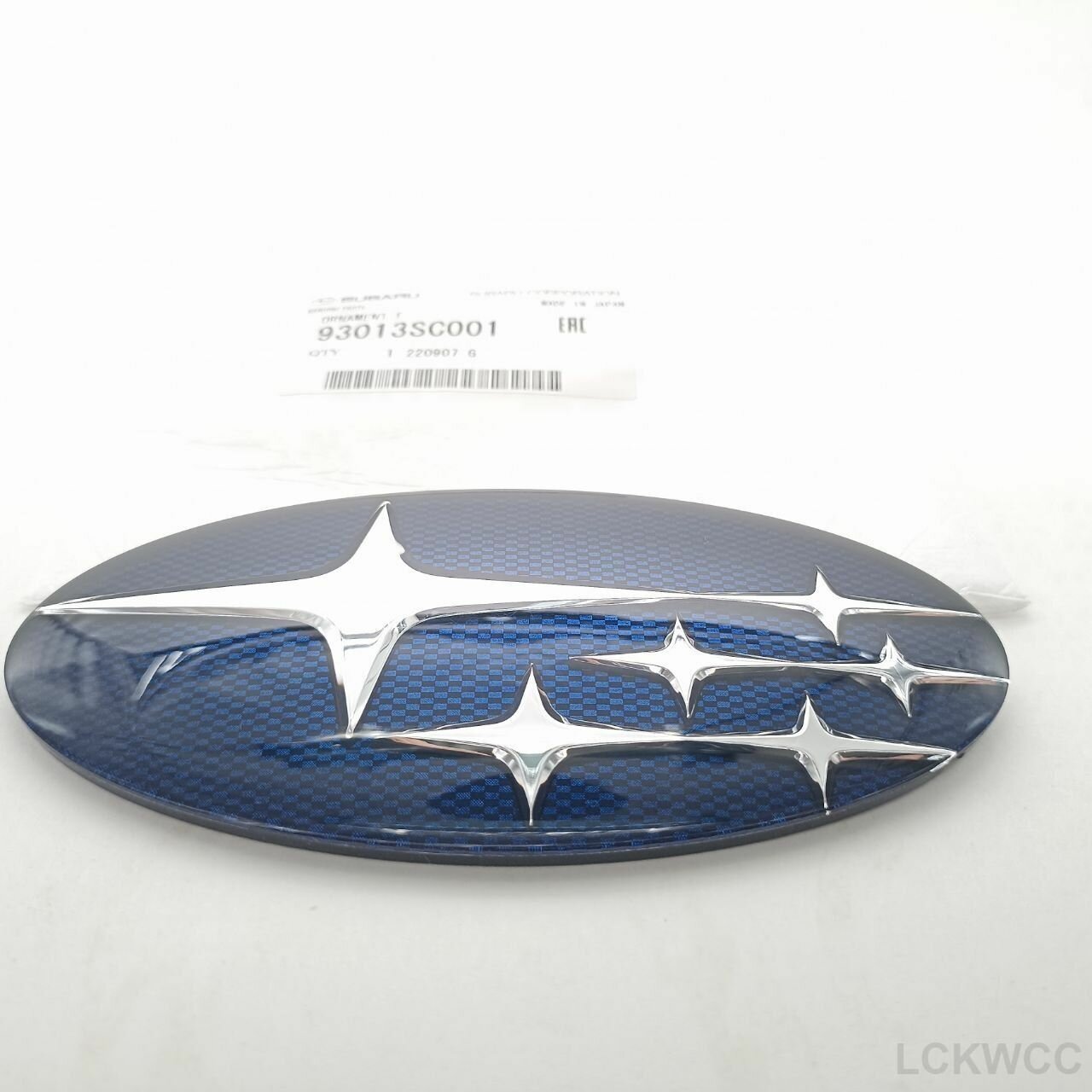 Эмблема на решетку радиатора Subaru Forester SH 08-12 SUBARU 93013SC001 140*67мм