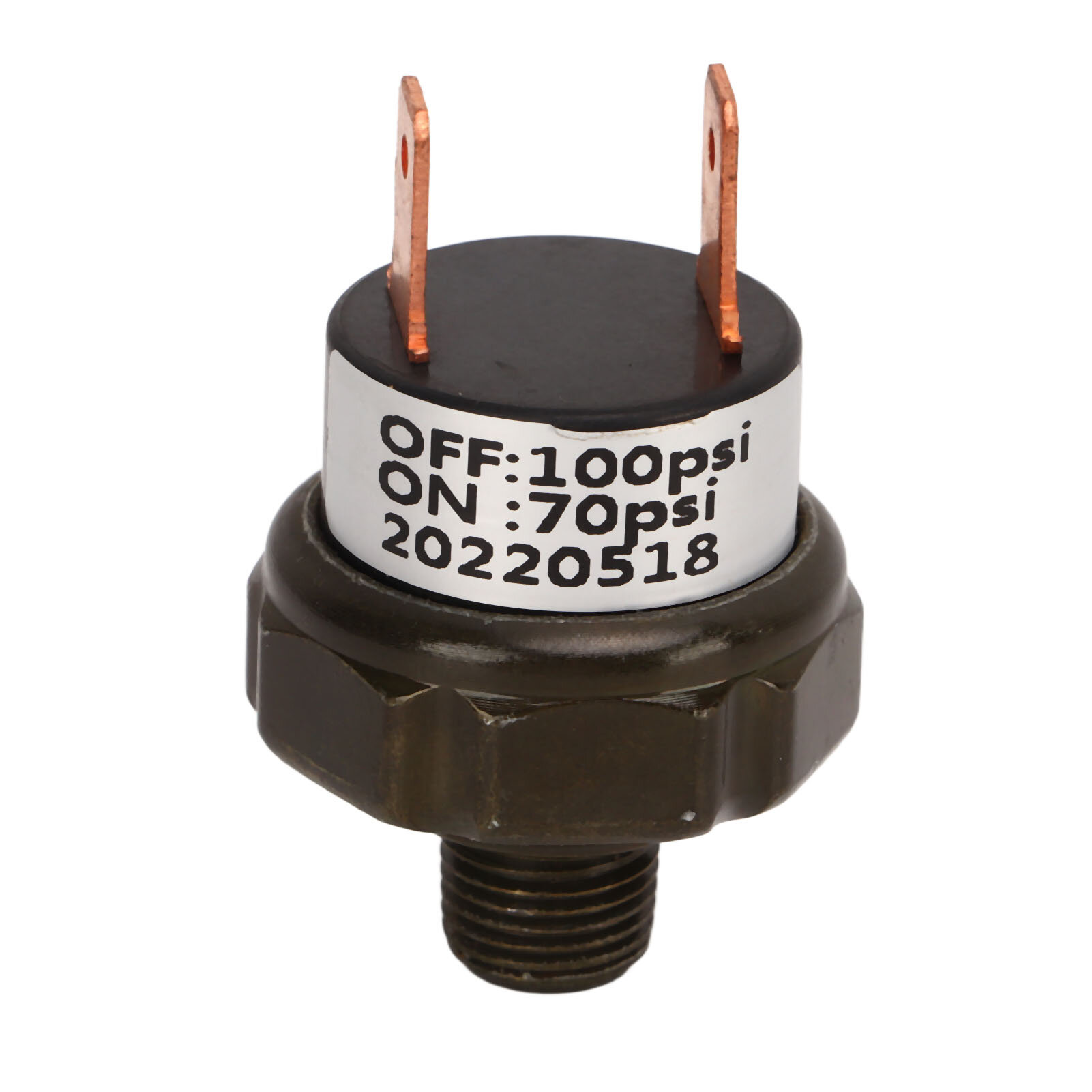 Воздушный компрессор, клапан управления давлением, запасная часть автомобиля из нержавеющей стали для звуковых сигналов поезда 70-100PSI