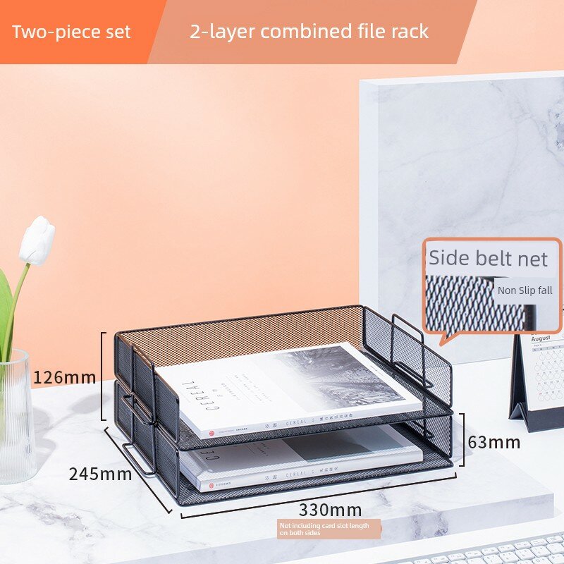 Металлическая настольная стойка для файлов формата А4, стеллаж для хранения файлов формата А3, железная рамка для