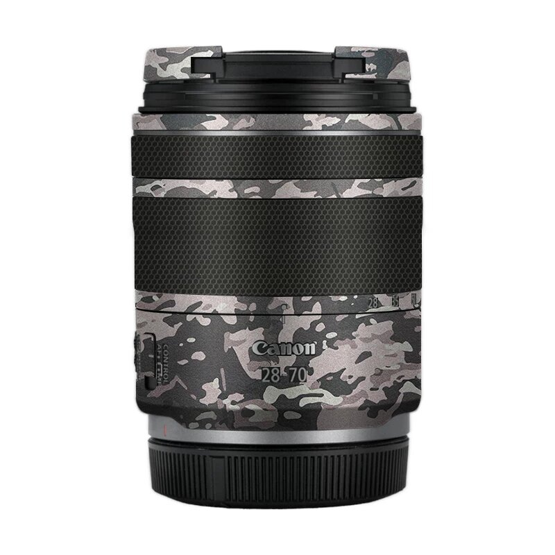 Защитная пленка для объектива Canon RF 28-70mm f/2.8 IS STM - Полевой камуфляж, 3M, полное покрытие