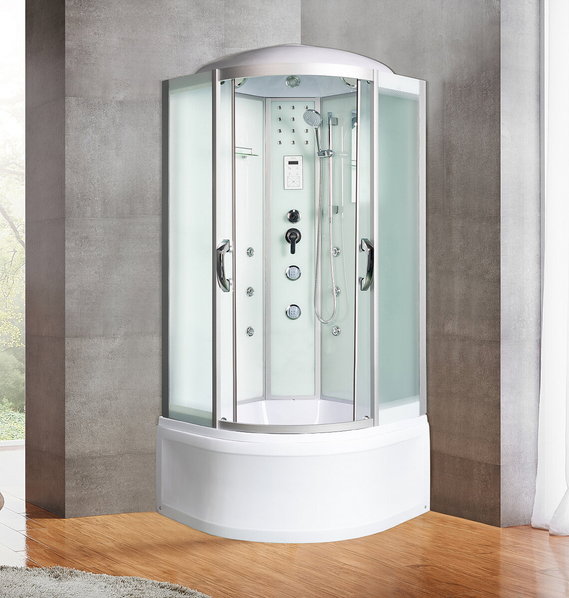 Душевая кабина RIVER TEMZA 90/44 МТ стекло матовое