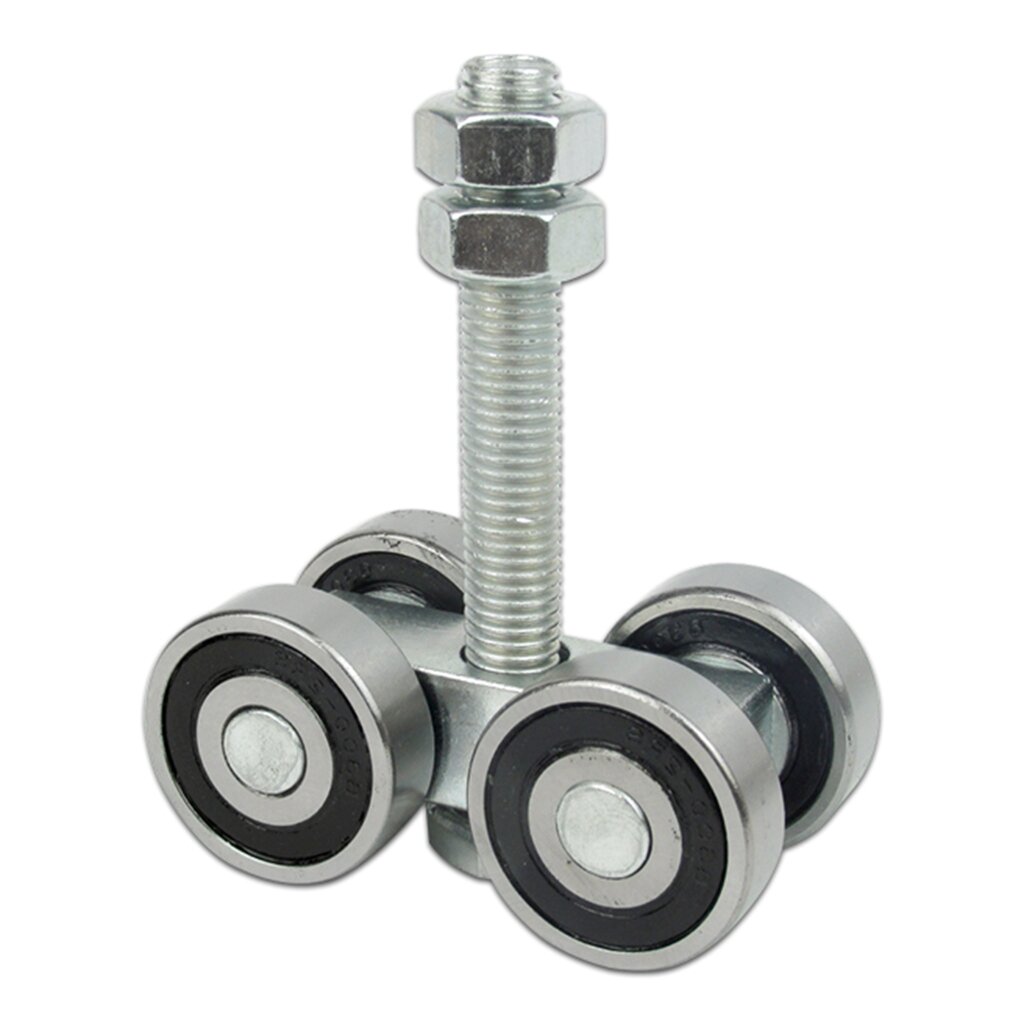 Складная дверь железная пластина стальная пластина подвесной шкив подвесной рельс аксессуары для раздвижных рельсов