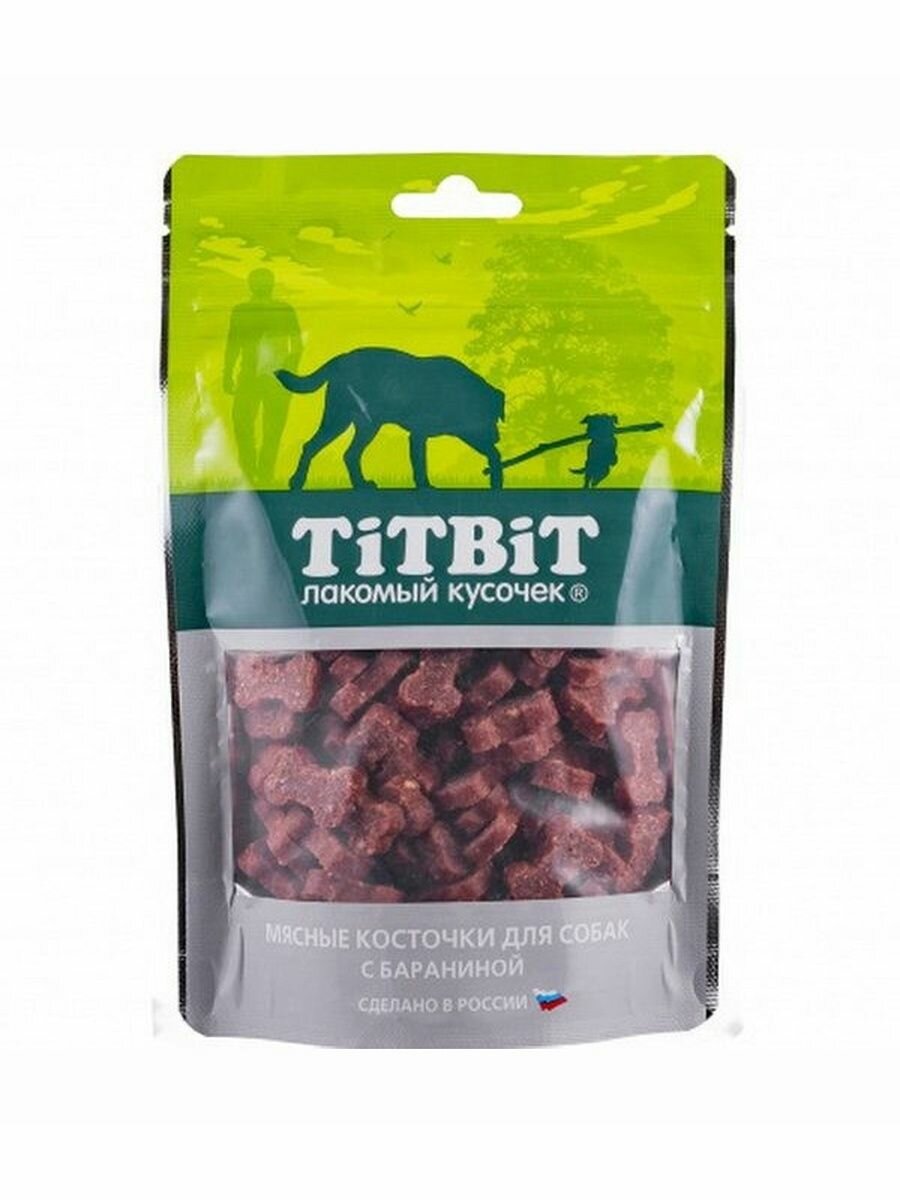 Титбит Косточки мясные для собак с бараниной, 145г.