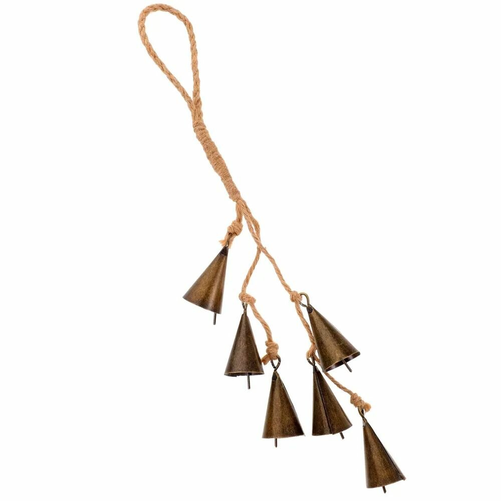 1 Штука Колокол Ветряной, Из Конопляной Веревки, Для Украшения Интерьера