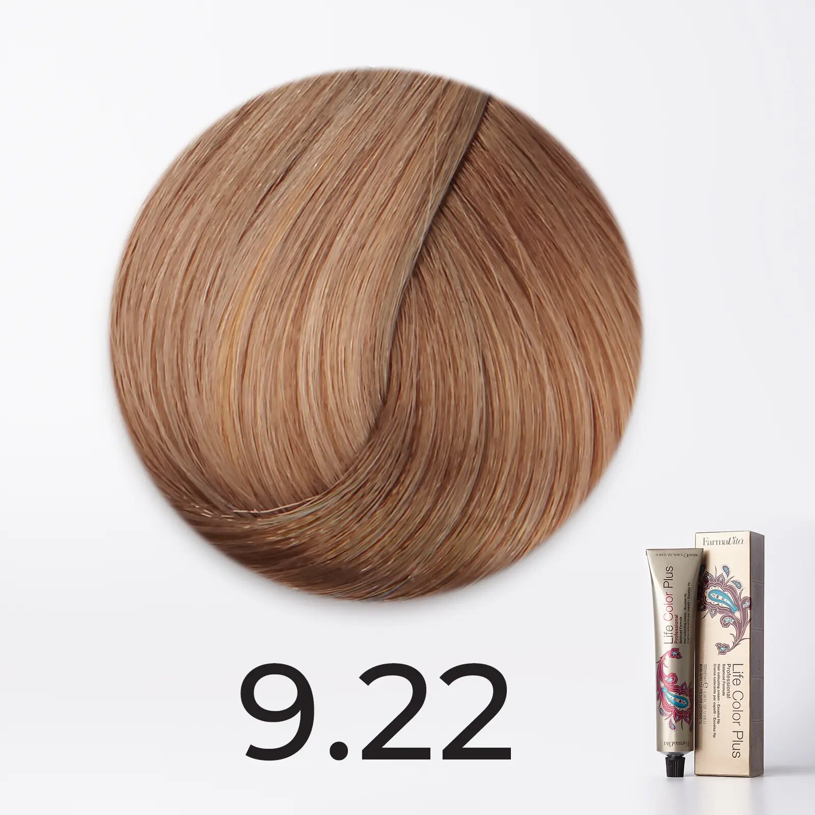 FarmaVita Краситель для волос Life Color Plus 9.22 Очень светлый блондин розовый ирис, 100 мл