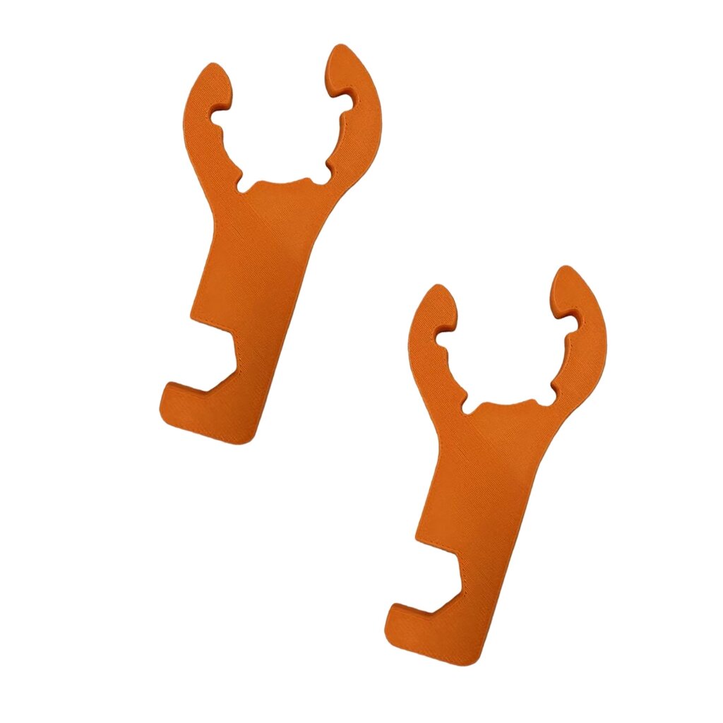 2 гаечных ключа для газовых баллонов-оранжевый
