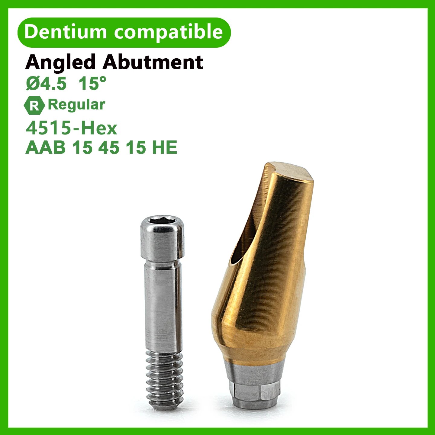 Стоматологические абатменты Dentium 15°/25° otiumann AAB 15 45 15 HE