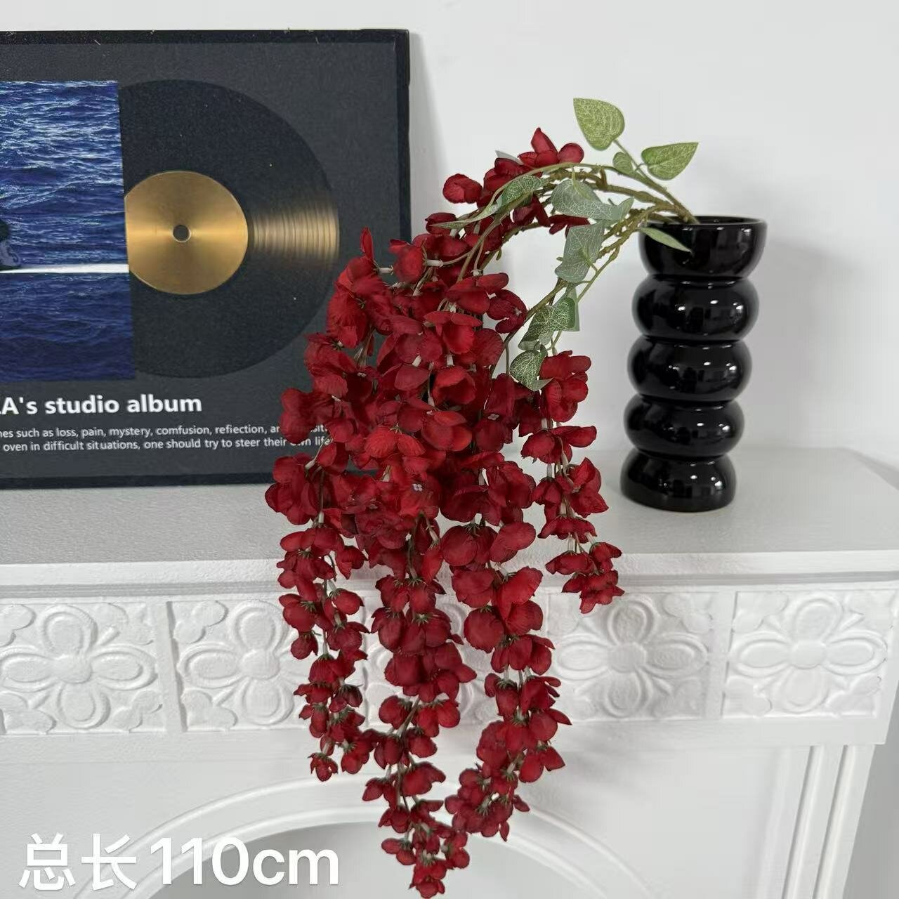 Красная серия искусственных цветов, китайское свадебное украшение, DIY цветочная композиция, искусственные цветы, наземная композиция, декоративные цветы для сцены