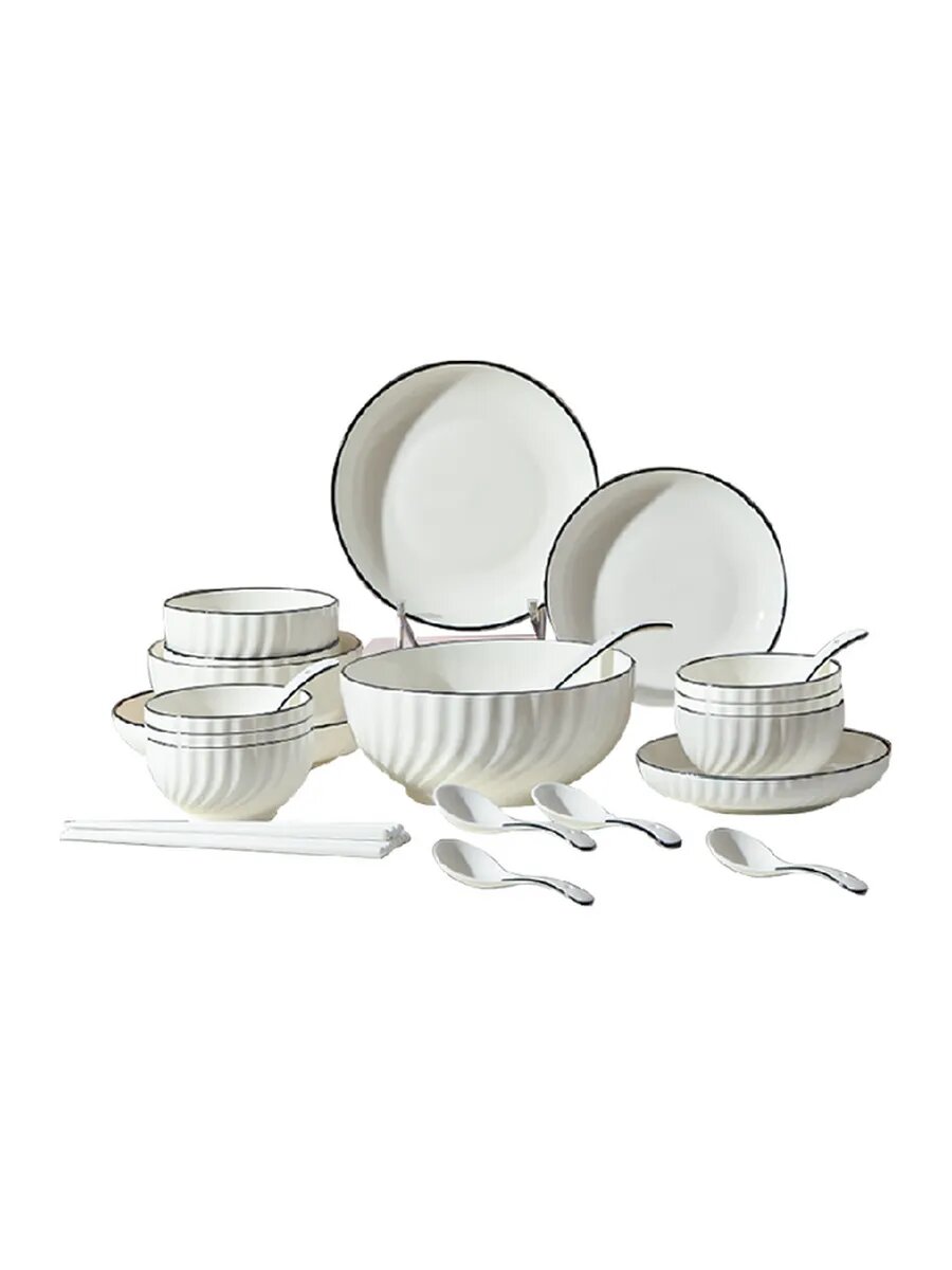 Набор керамической посуды 16 пр, 4 персоны, Сюань Юэ