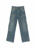 Джинсы Distressed cargo jeans 