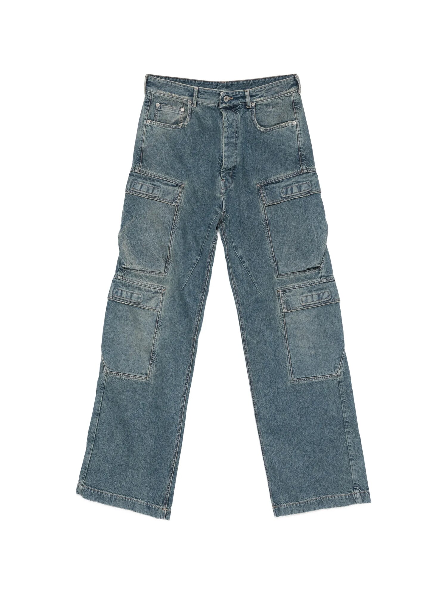 Джинсы Distressed cargo jeans 