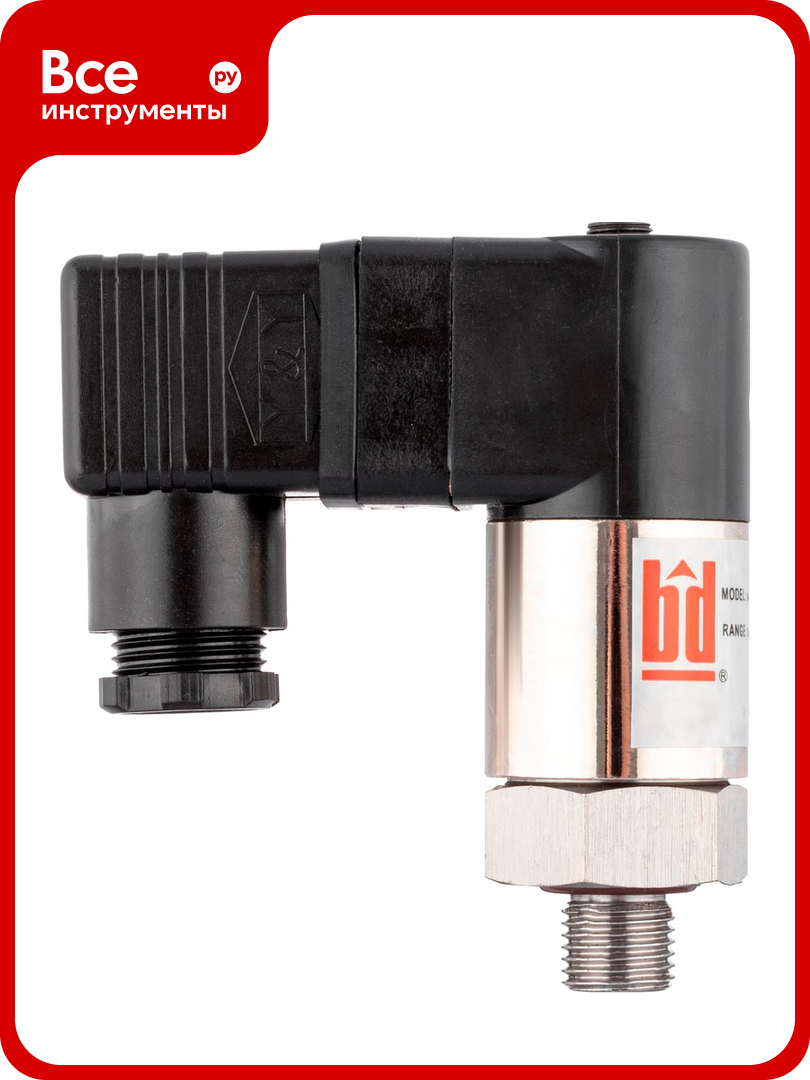 Малогабаритное реле давления BD РД-М-50 (10-45) бар, G1/4 (нар) 1231205008