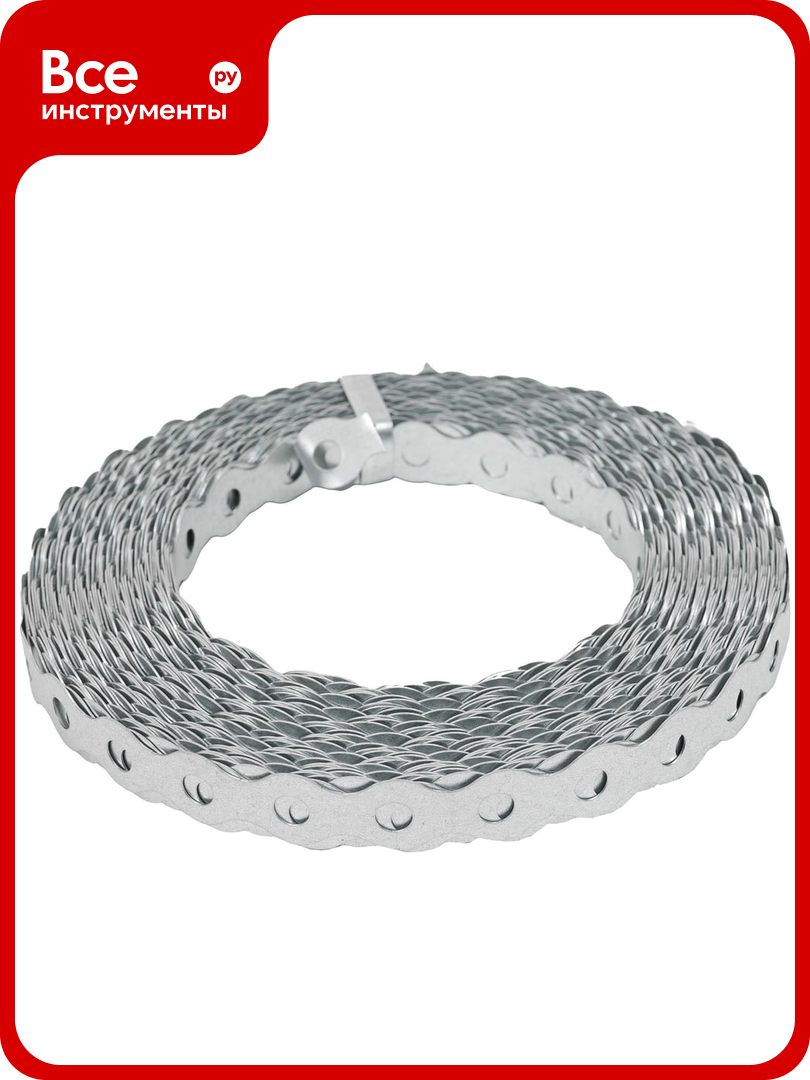 Перфорированная лента волна, 0.55x17 мм, рулон 25 м Gigant GPT-17-0.55