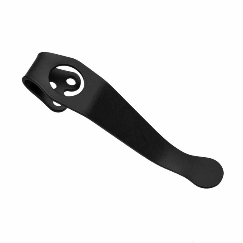 Титановый клип для ножа, Черный