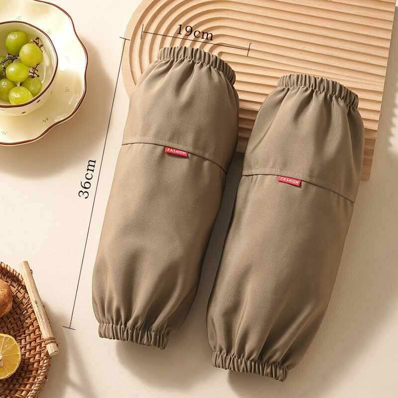 Водонепроницаемые рукава из холста для осени и зимы, офисная живопись, большие хлопковые утепленные рукава, защитные рукава для кухонной работы для мужчин и женщин, домашняя уборка