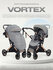 Коляска прогулочная с перекидной ручкой Rant Basic Vortex RA304, Grey