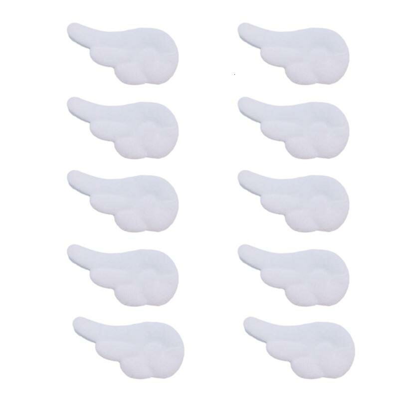 Аппликации в форме крыльев ангела (10 шт.), Белый