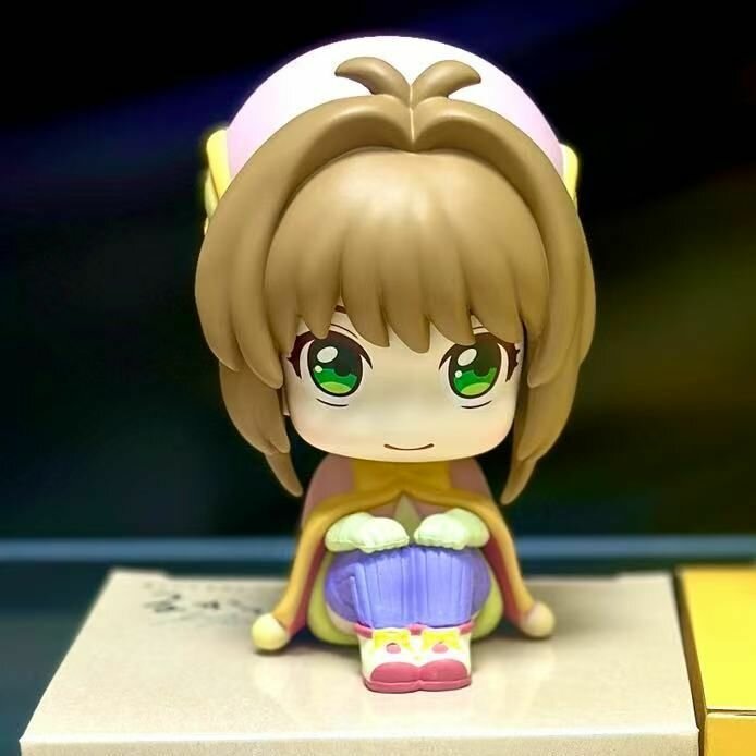 Игрушечный персонаж серии Magic card girl big head LK, модель небольшого подарка для украшения