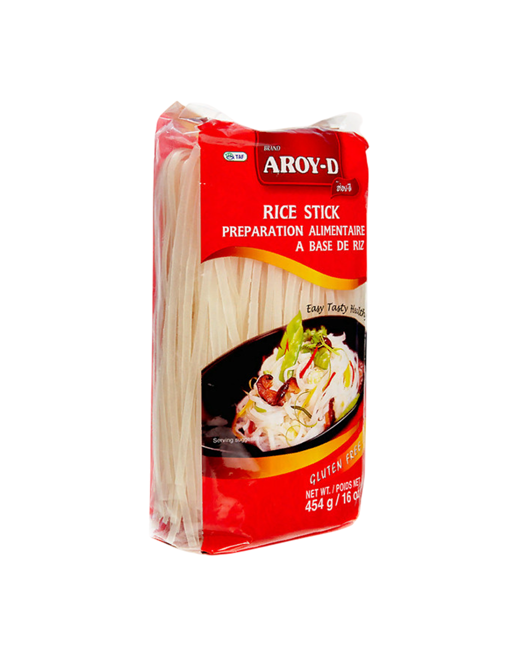 Лапша рисовая Aroy-D 3 мм 454 г, Таиланд