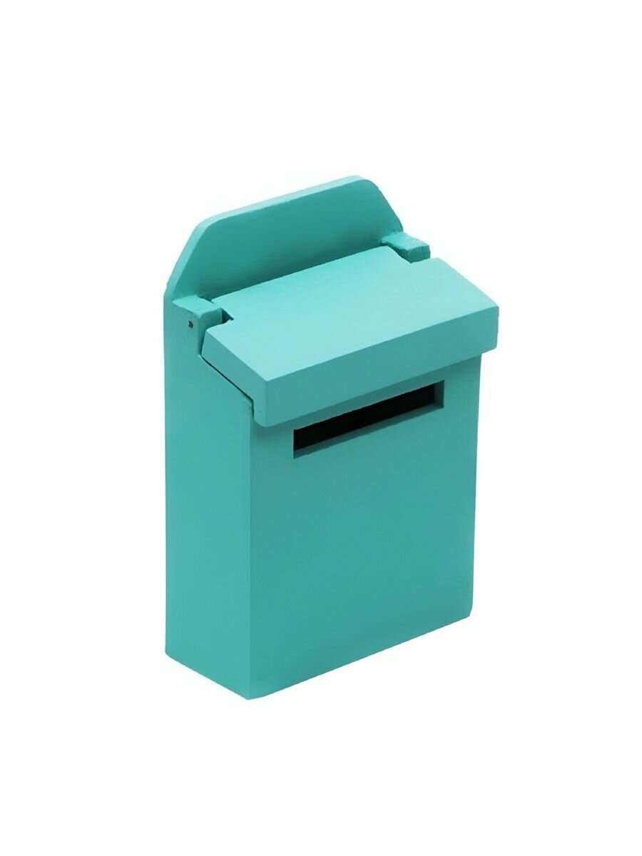 Почтовый ящик 1 секц. 69 мм x 26 мм x 69 мм, бирюзовый