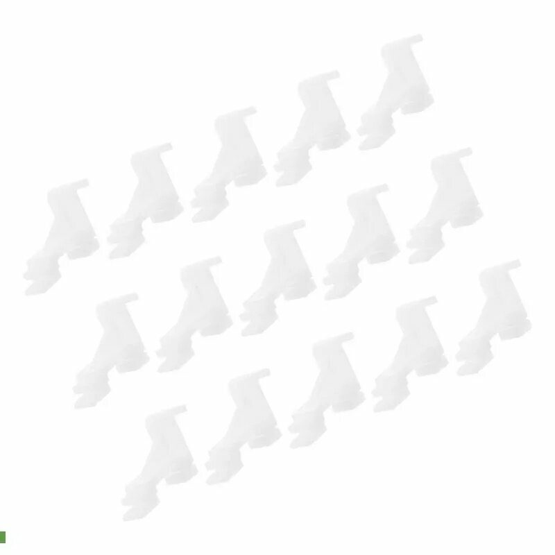 15 шт. пластиковые крючки для поддержки полок холодильника, зажимы для морозильника, кронштейны, ПЭ крючки