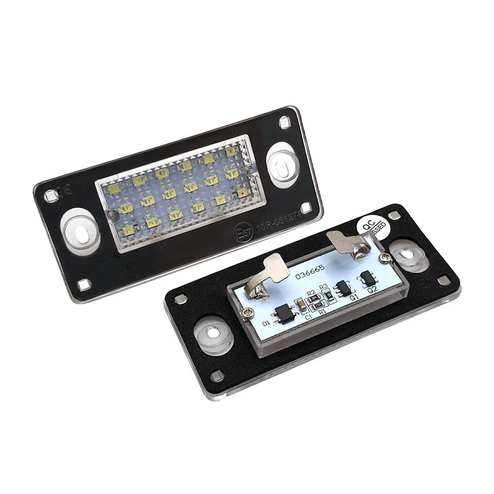 2 Шт. Светодиодных Фонарей Подсветки Номерного Знака CANbus Без Ошибок Для Audi A4 B5 S4 RS4 Avant/Kombi/Sedan 1999-2001