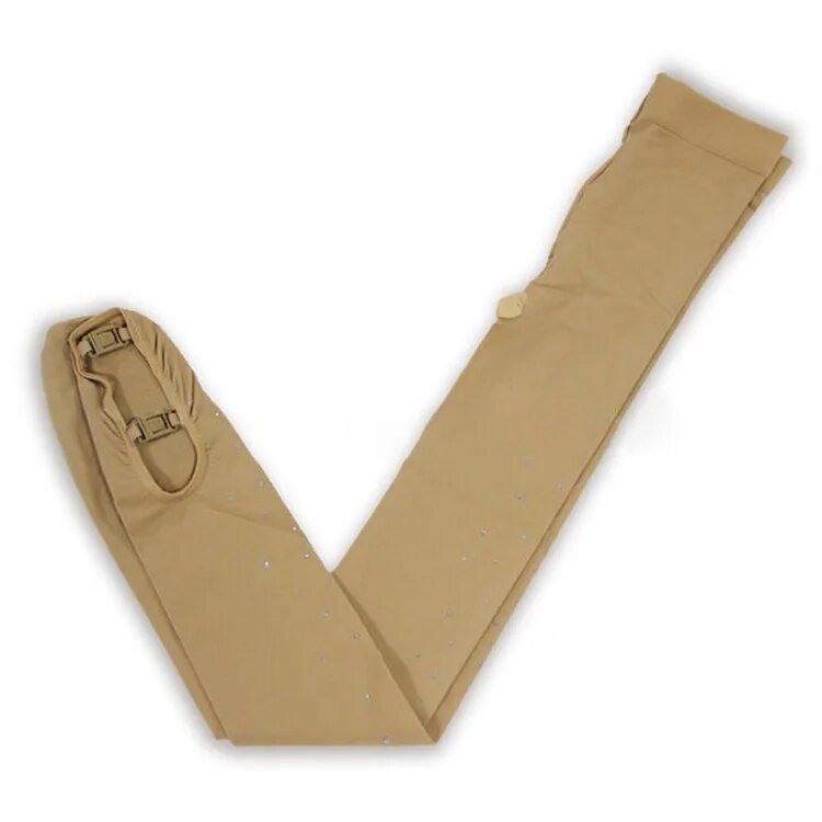 Фигурные колготки со стразами L-XL