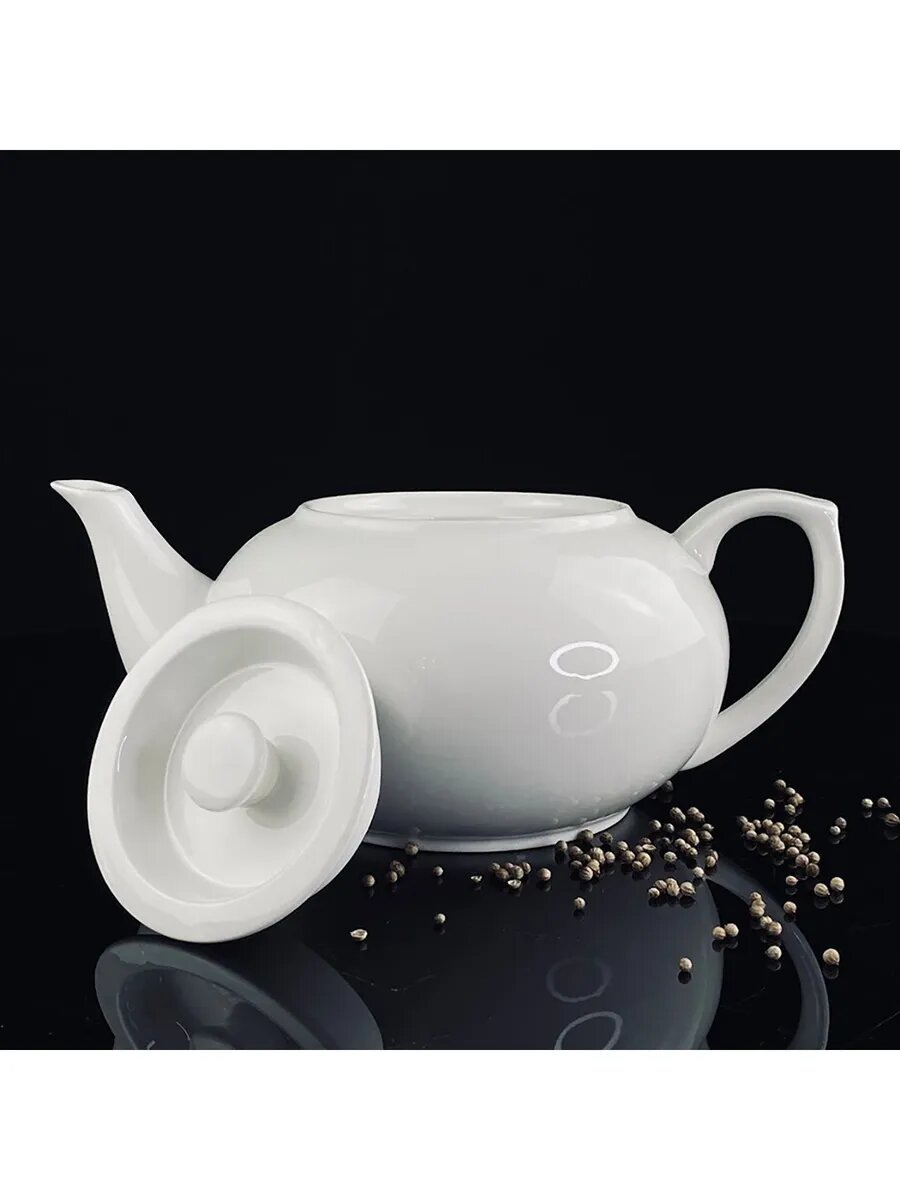 Чайник заварочный Lenardi Bianco, фарфоровый, 500 мл