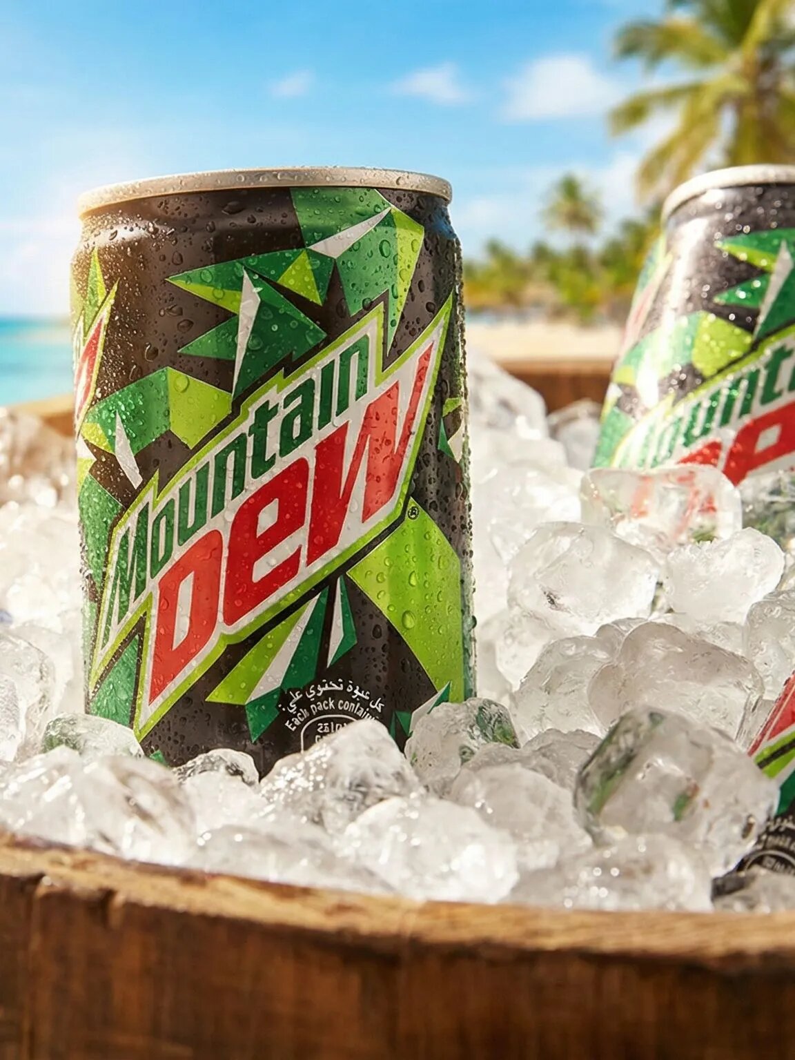 Газированный напиток Mountain Dew, 0.15 л. Х 30 шт, мини, Ирак, ж/б
