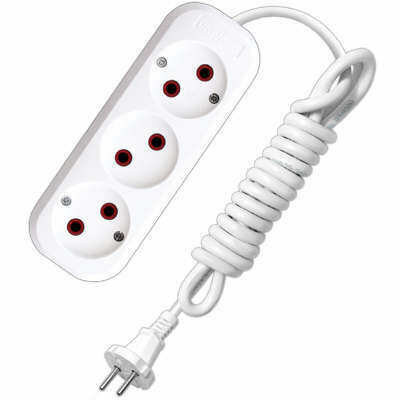 Удлинитель силовой Universal 3х10 м, без заземления, 10А, IP20, 2х1 мм2
