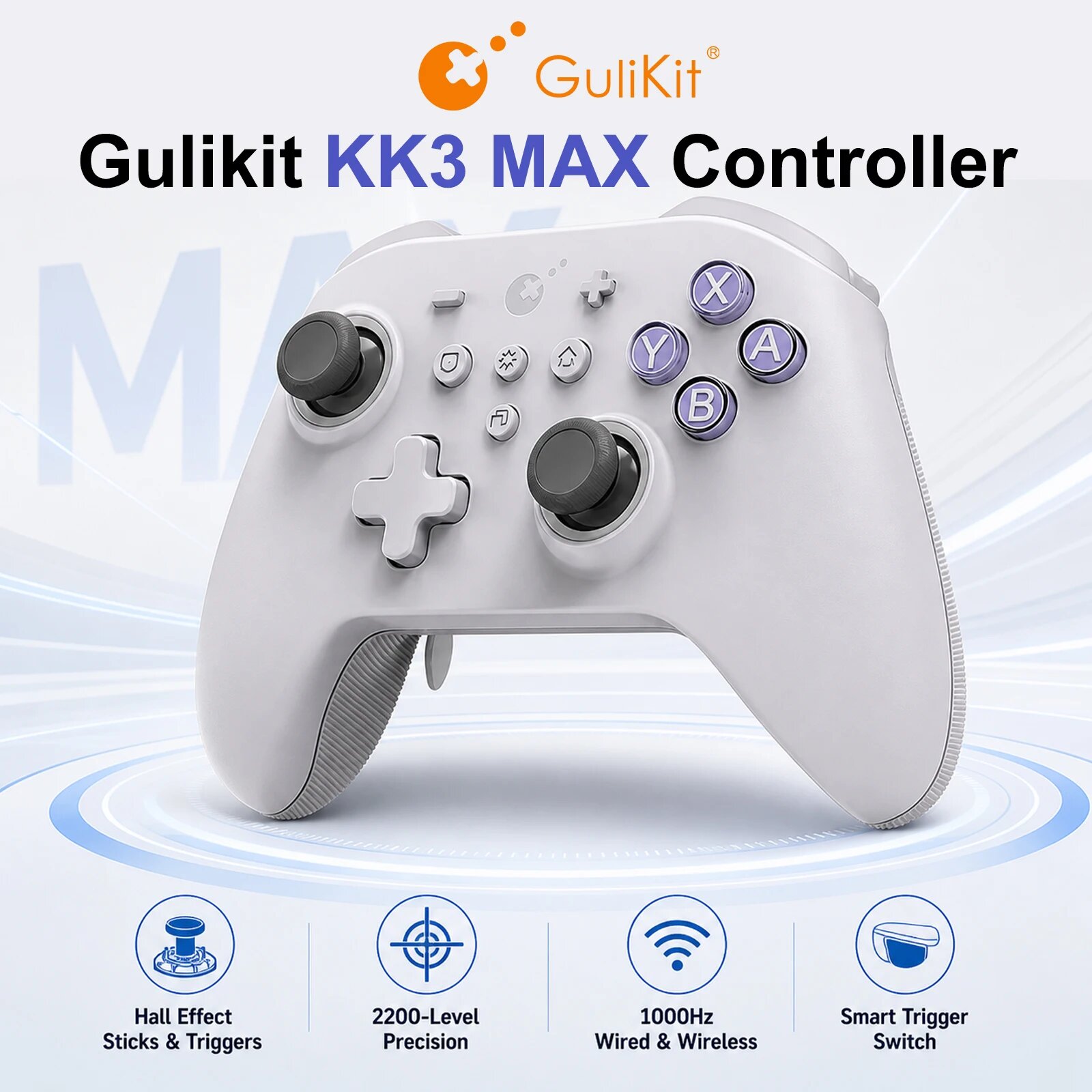 Геймпад GuliKit KK3 MAX Gray — фото 1