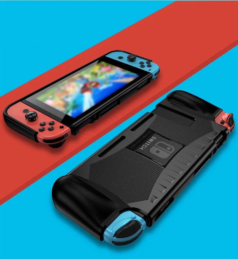 Черный силиконовый чехол для Nintendo Switch