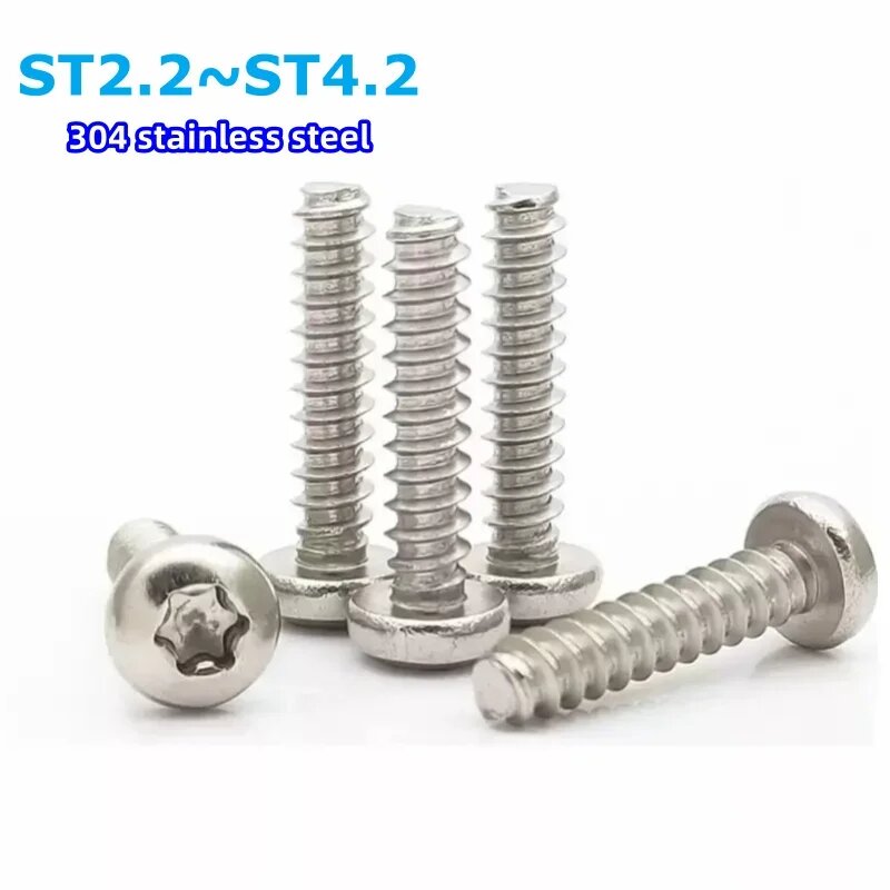 Саморезы Torx ST2.9x6.5mm, 100шт, нержавеющая сталь