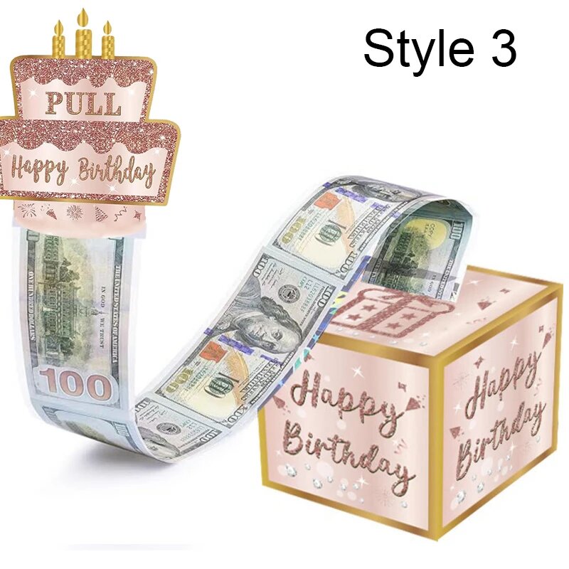 Подарочная коробка для денег Style 3