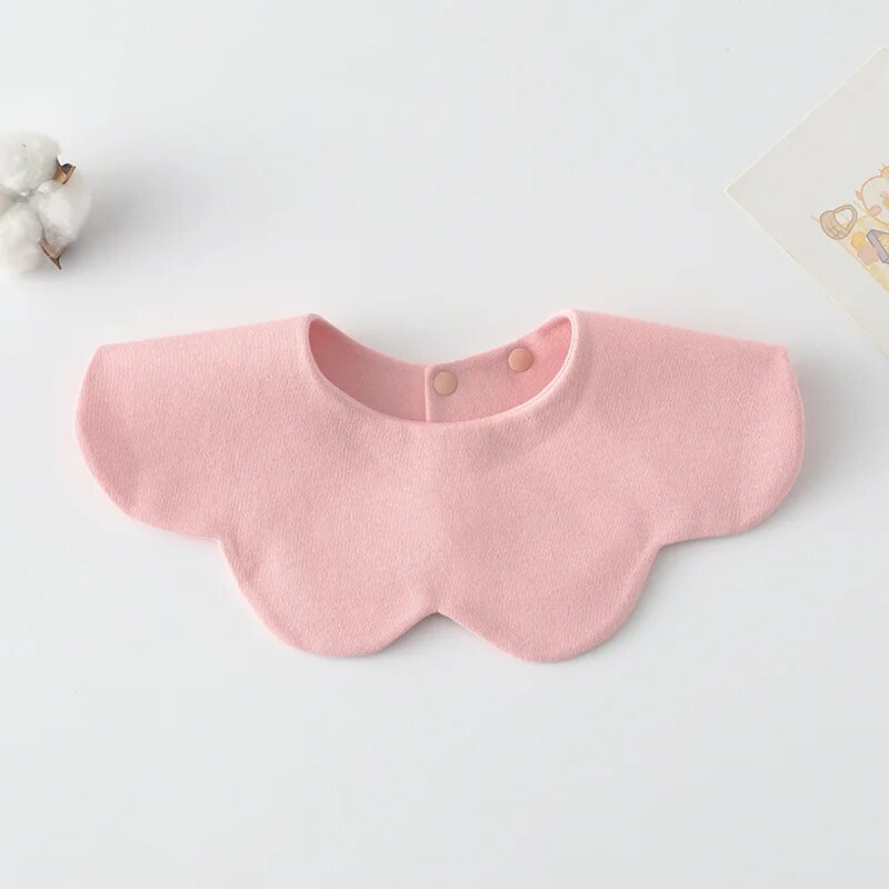 Розовый хлопковый нагрудник Ayaco.Fan Coral powder