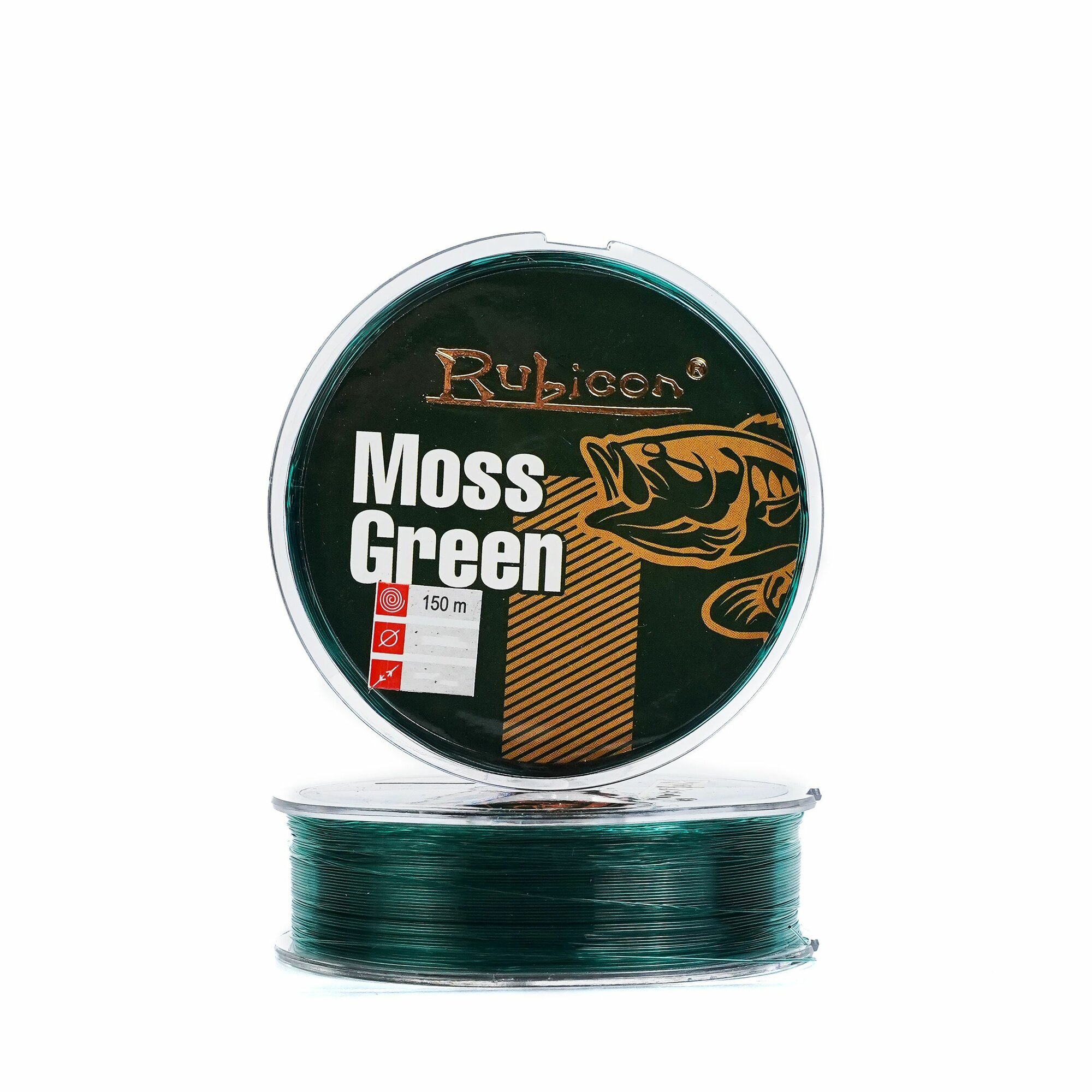 Монофильная леска для рыбалки RUBICON Moss Green 150 м 0,33 мм