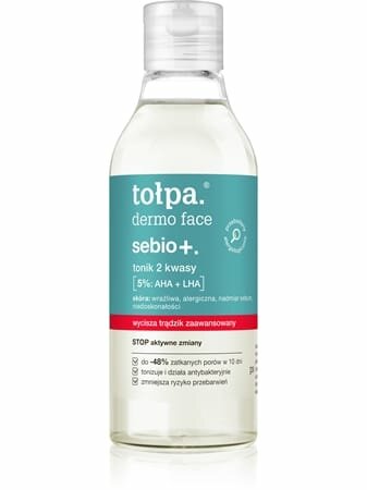 Тоник для ухода за кожей Tolpa Dermo Face Sebio +, 200 мл