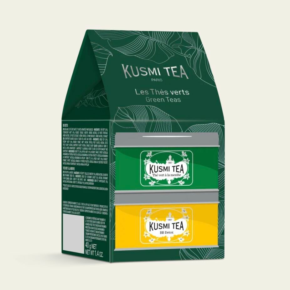 Набор чая BB DETOX + Spearmint Green Tea KUSMI TEA