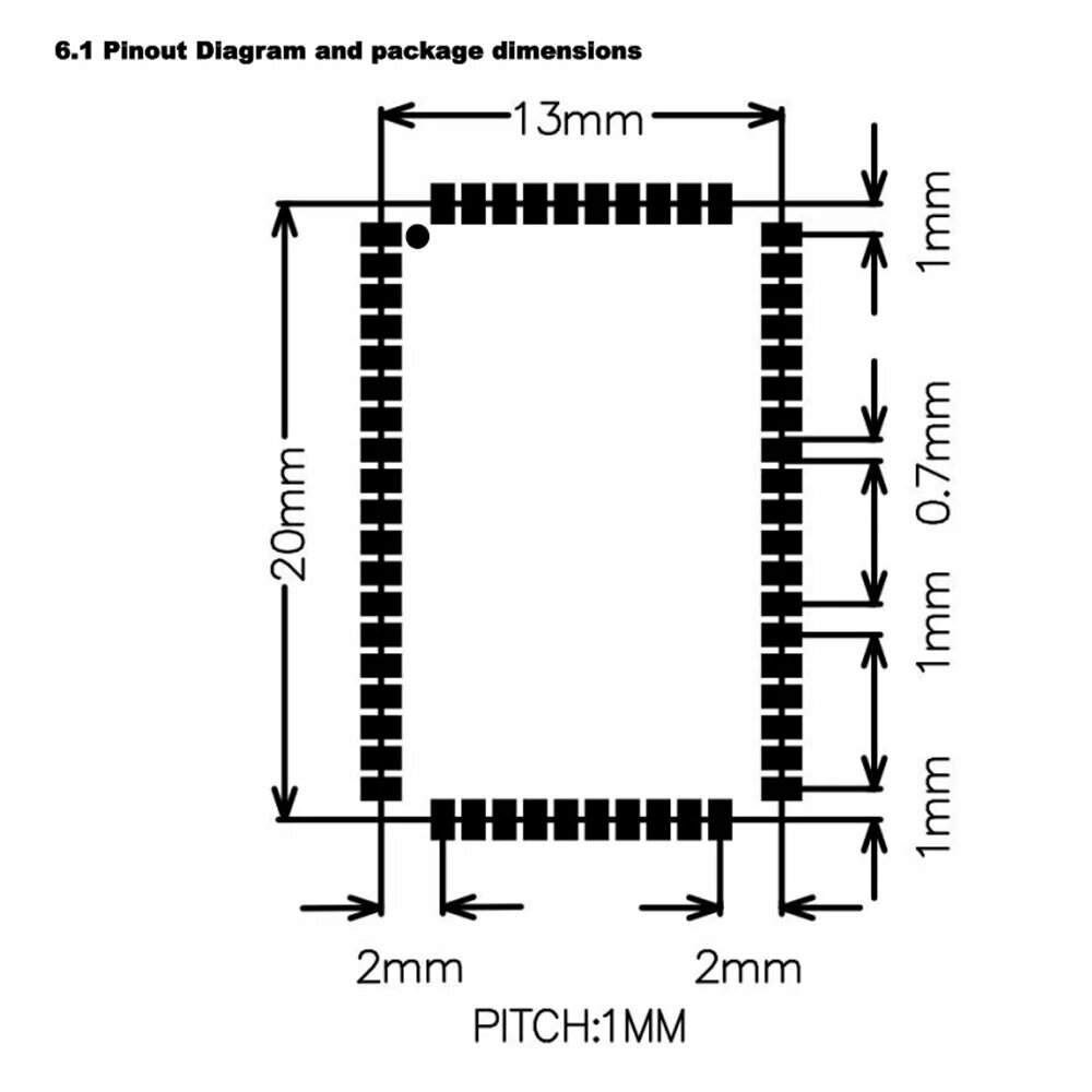 UICPAL SJR-BTM384 Bluetooth 5.4 Модуль — фото 1
