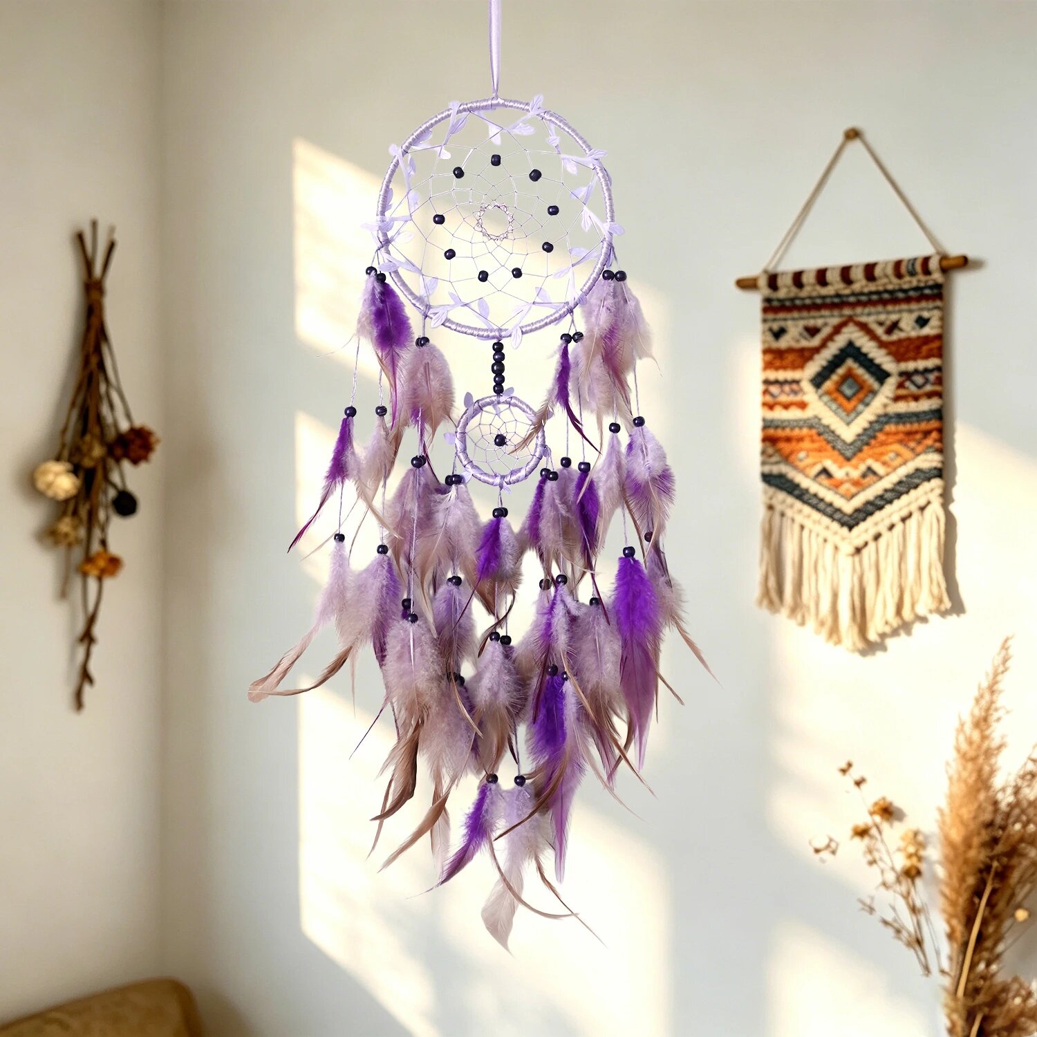 Фиолетовый ручной ловец снов Фиолетовый, Purple