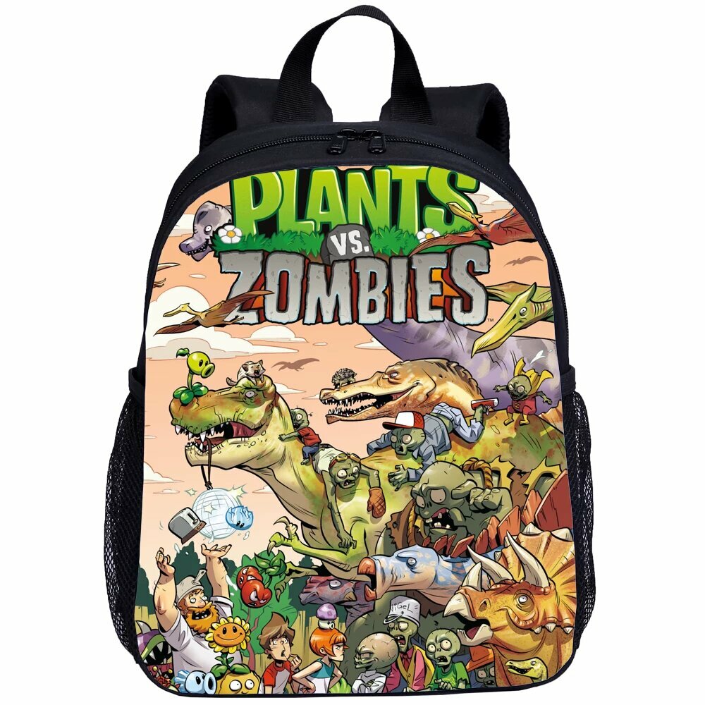 Рюкзак Plants vs Zombies 13 дюймов для детского сада школьный рюкзак для мальчиков #03