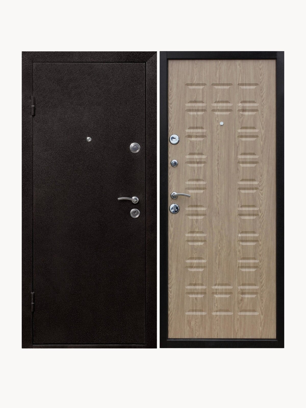 Входная дверь Ferroni Йошкар Медный антик - Ель карпатская (860мм) левая